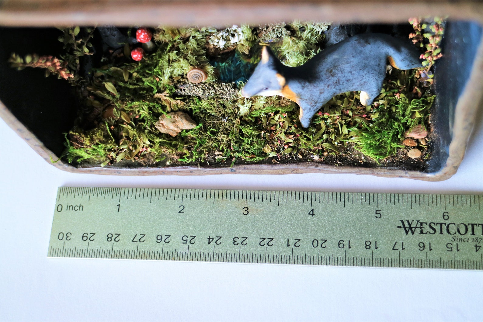 Enchanted Forest Shadow Box the Forest at Night 6.25 X 5 X - Etsy