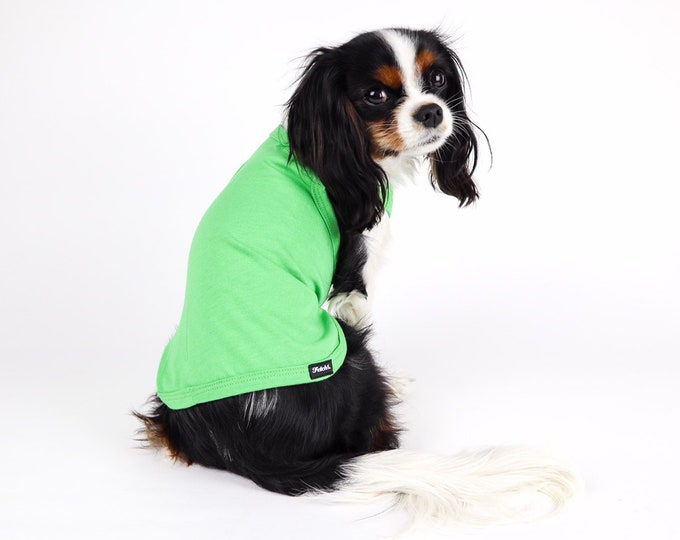 Basic Dog Tank Top Shirt: Solid Dog Shirt, Plain Dog Shirt Many Colors ...