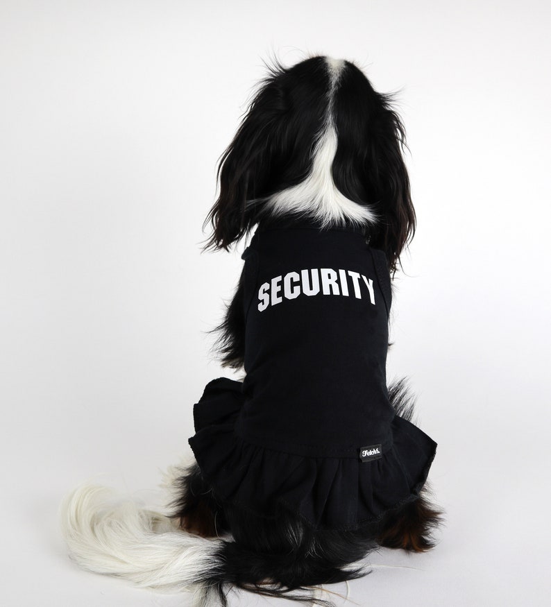 SECURITY Dog Outfit: Dog Tank Dog Dress or Dog Hoodie - Etsy