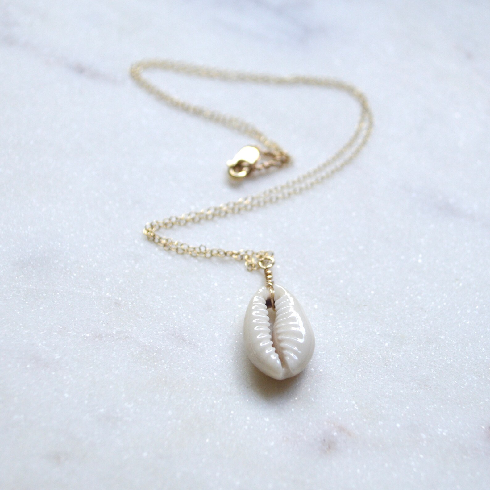 Cowrie Shell Necklace Cowrie Pendant Single Shell Necklace - Etsy