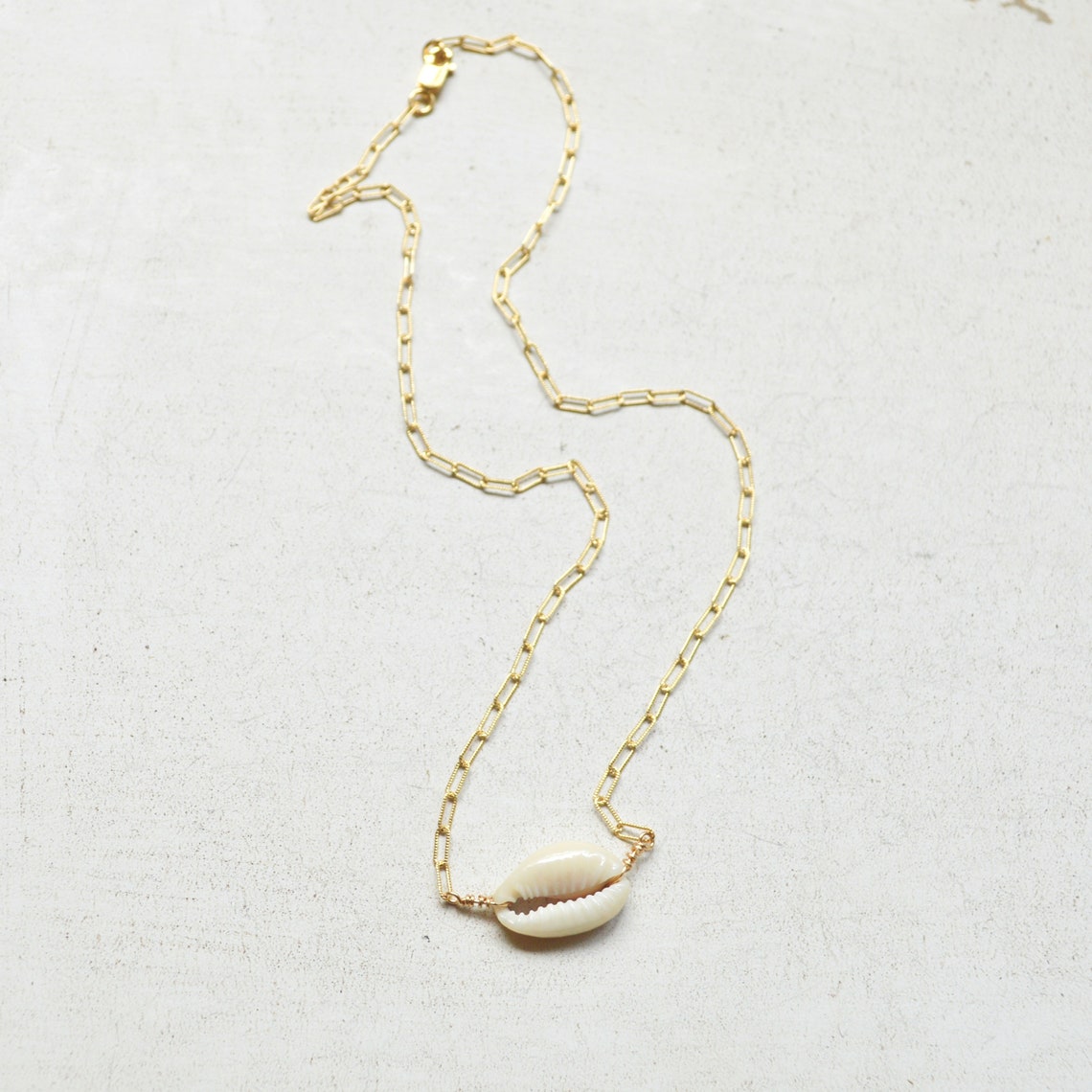 Cowrie Shell Choker Cowrie Gold Chain Choker Cowrie Pendant | Etsy