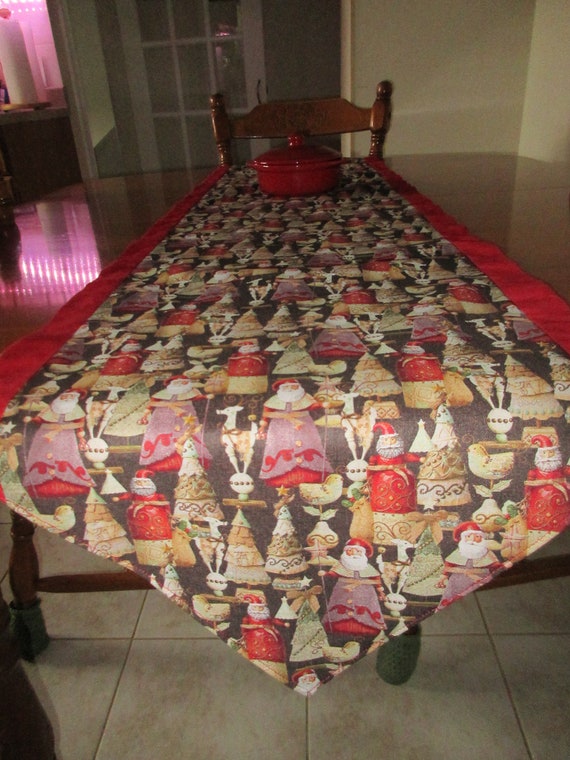 Christmas Table Runner Holiday Table Runner Father - Etsy