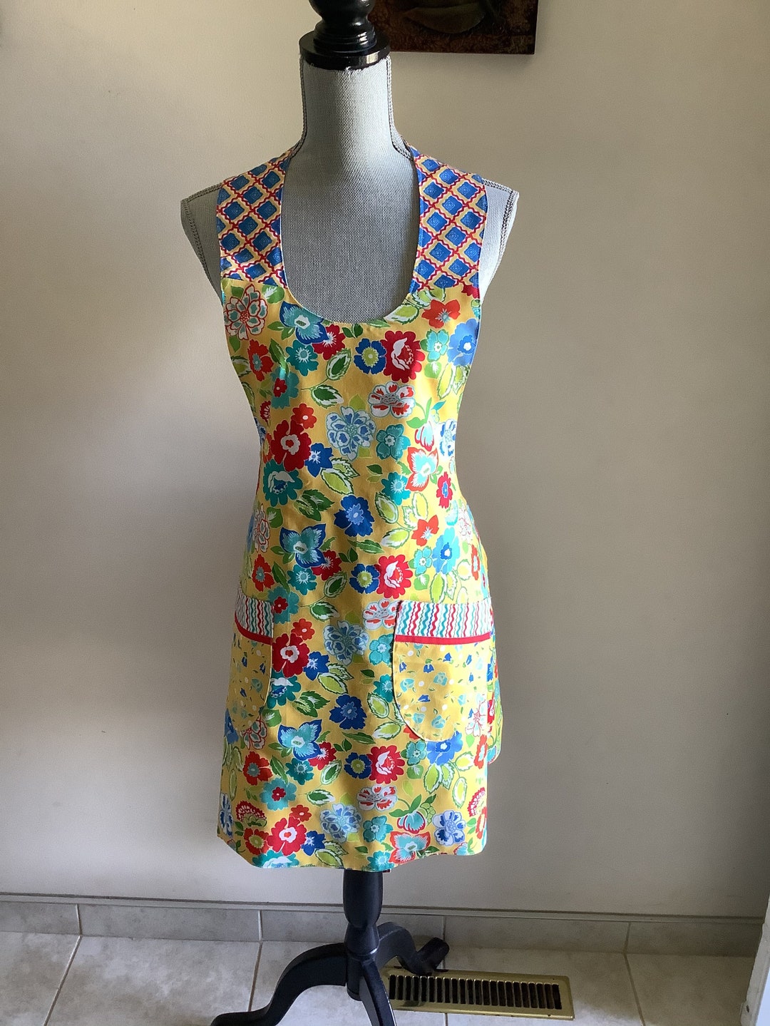 Apron, Lined Apron, Church Apron, Holiday Apron, Snowman Apron ...