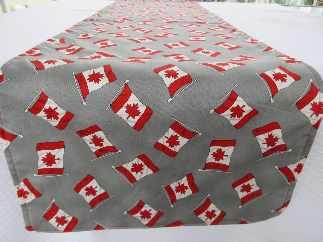 Table Runner, Canada Day, Canadian Flag, Canada Birthday, Canada 150th ...