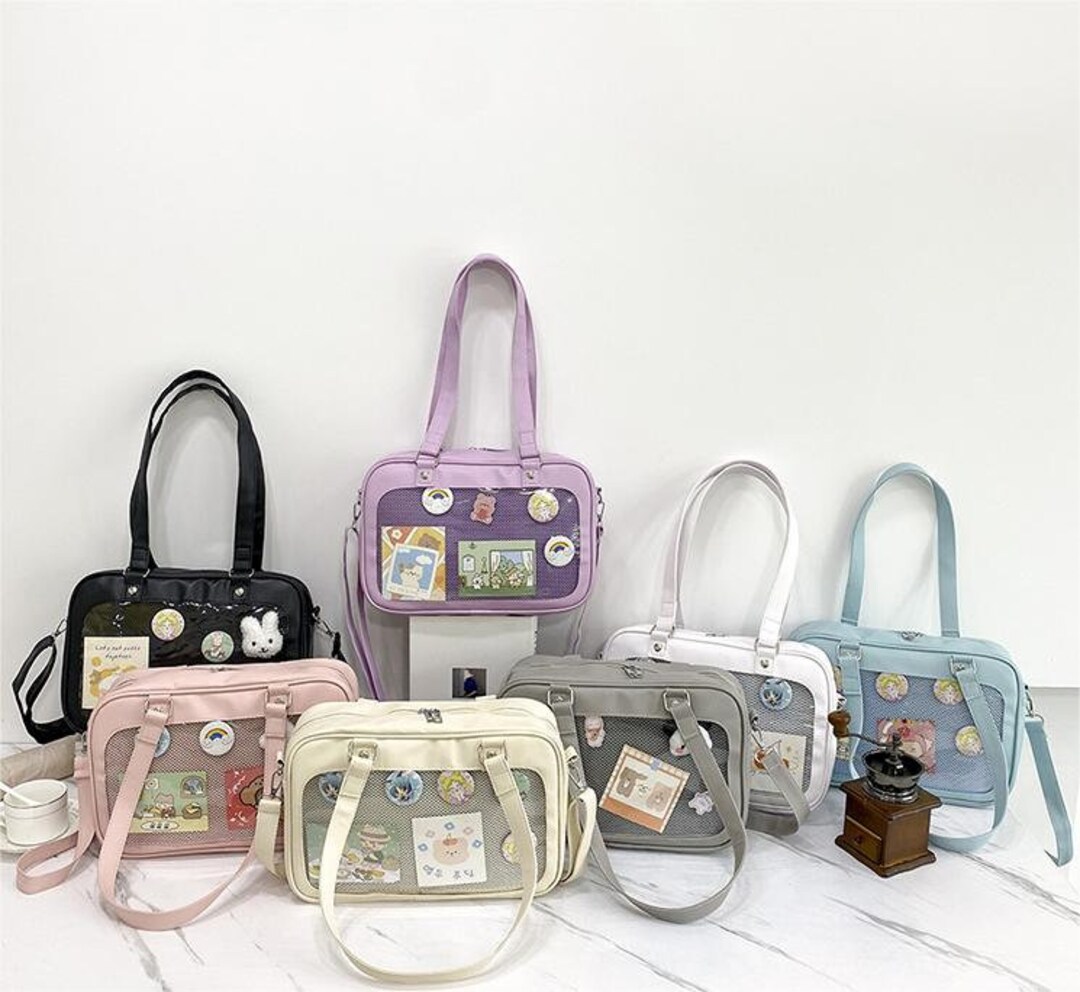 Ita Pin Bag, Pin Display Bag,cute Transparent Messenger Bag,gift for Her - Etsy