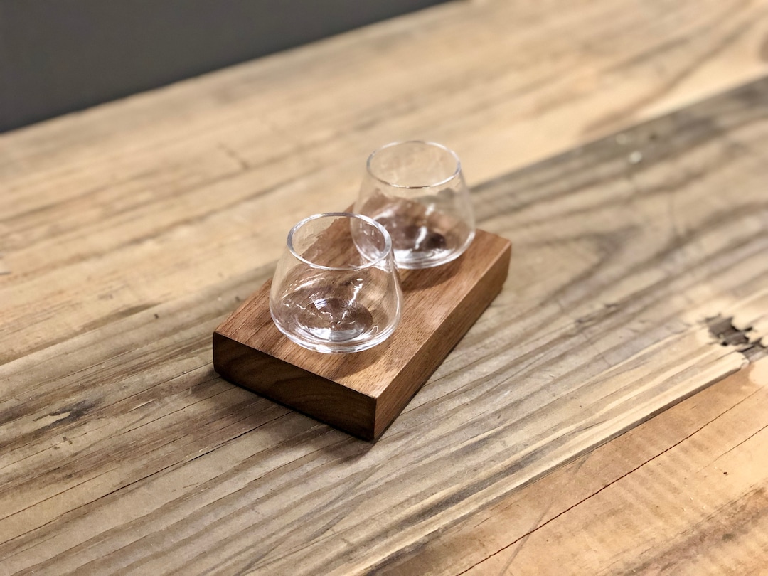 Tipsy Spinning Shot Glasses Revolving Pair, Hand Blown Glasses, Pair of ...