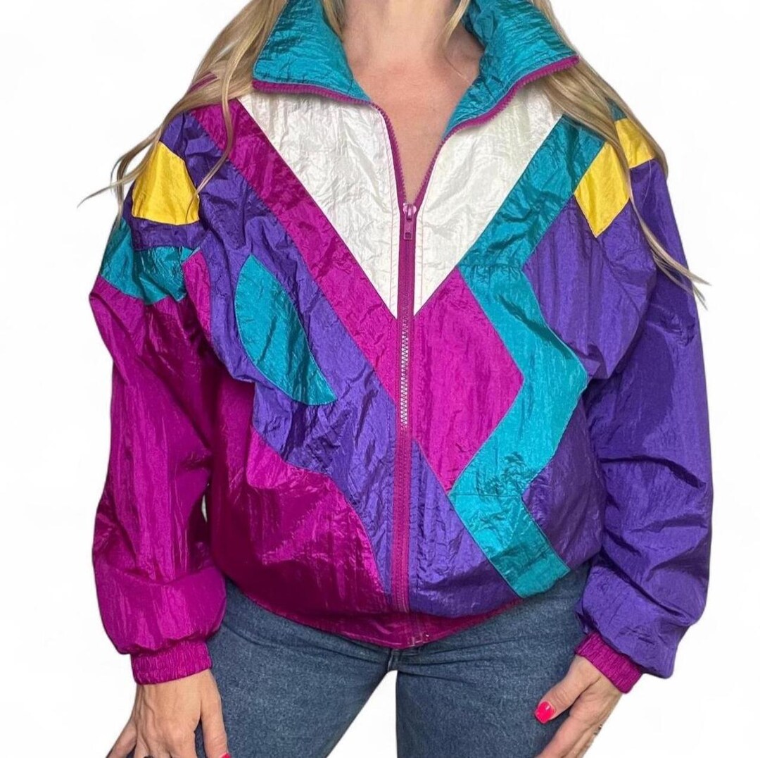 Vintage 80s Windbreaker Vintage Windbreaker Vintage Jacket Vintage ...