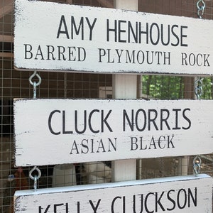 Chicken Coop Sign Chicken Names Sign Goat Sign Barn Sign Goat Names ...