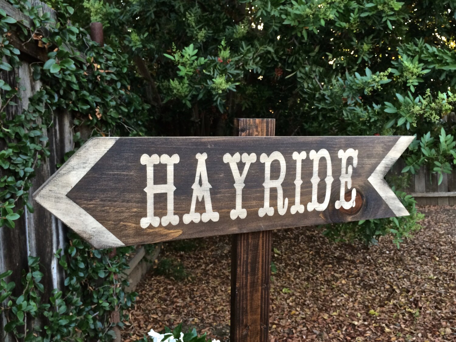 Hayride sign Fall Harvest sign Directional wedding signs | Etsy