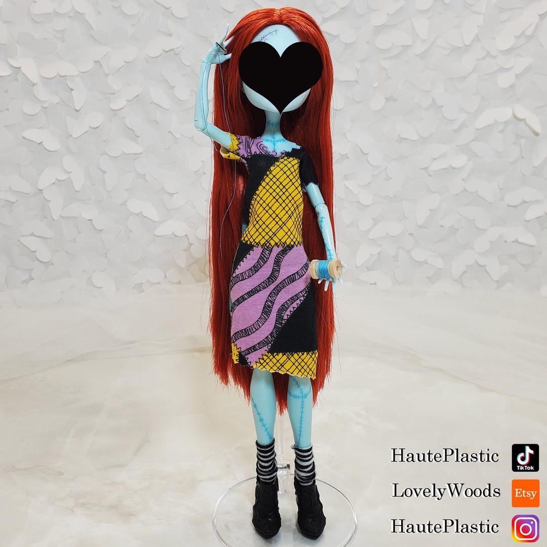 Sally Ragdoll Classic Dress Monster Witch Halloween High Fashion Doll ...