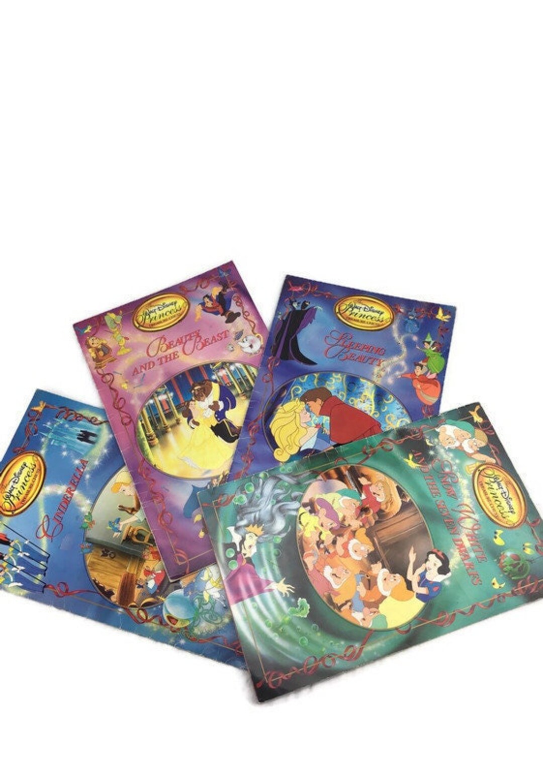 The Walt Disney Princess Treasure Chest Book Set of 4 Sleeping Beauty ...