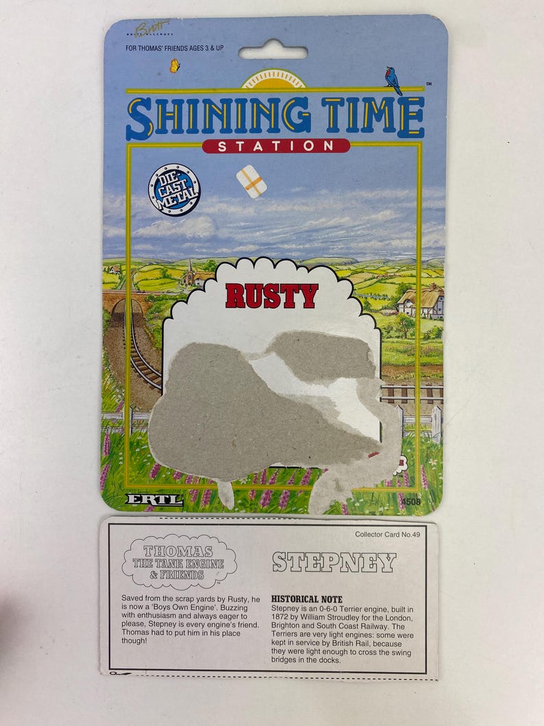 ERTL Thomas the Tank Engine and Friends Train Stepney 1997 4007 & Rusty ...