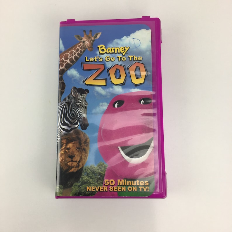 Barney's VHS Kid's Video You CHOOSE Rhyme Time Rhythm Musical Castle ...