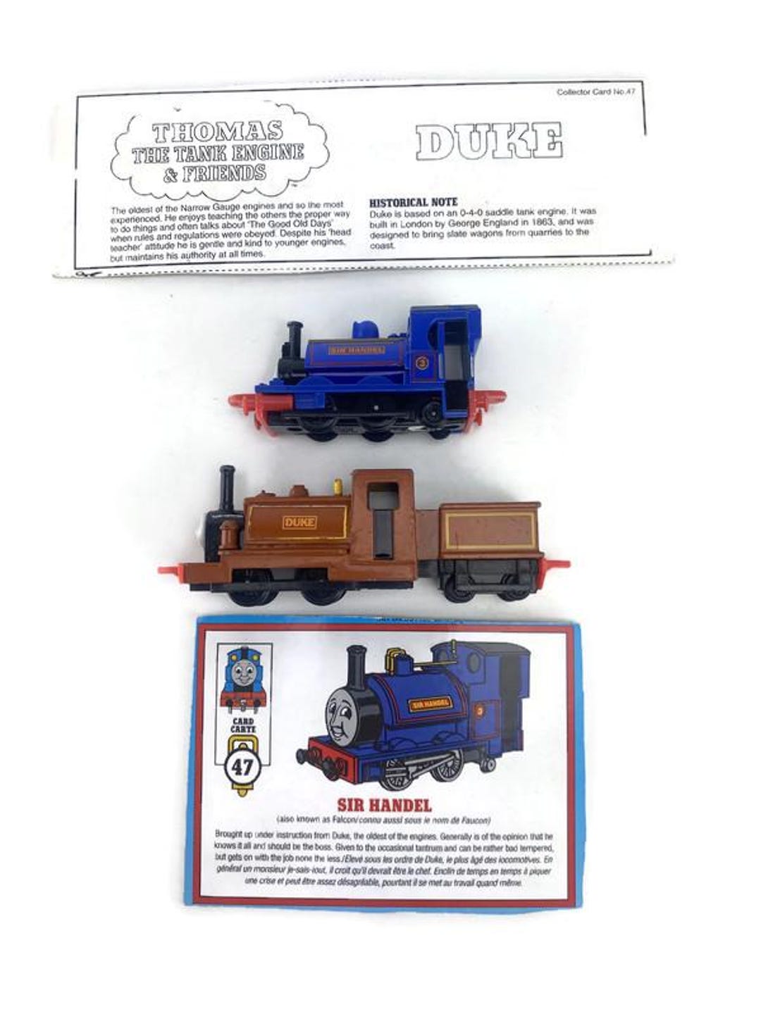 ERTL Thomas the Train Tank Engine and Friends Sir Handel #4103 1996 ...