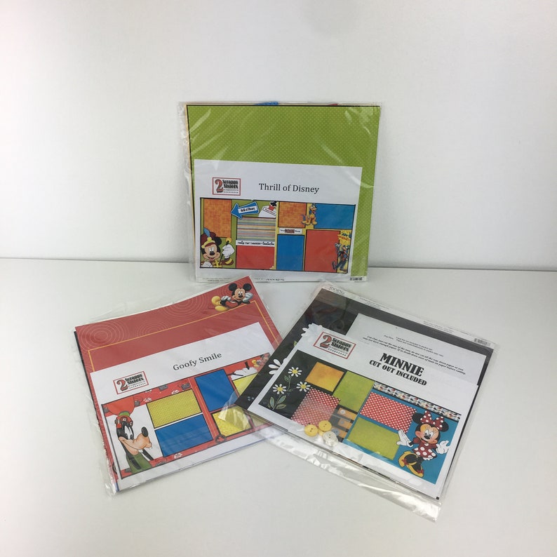 2 Scrappy Sisters Scrapbook Double Page Layout Kit for Scrapbooking ...