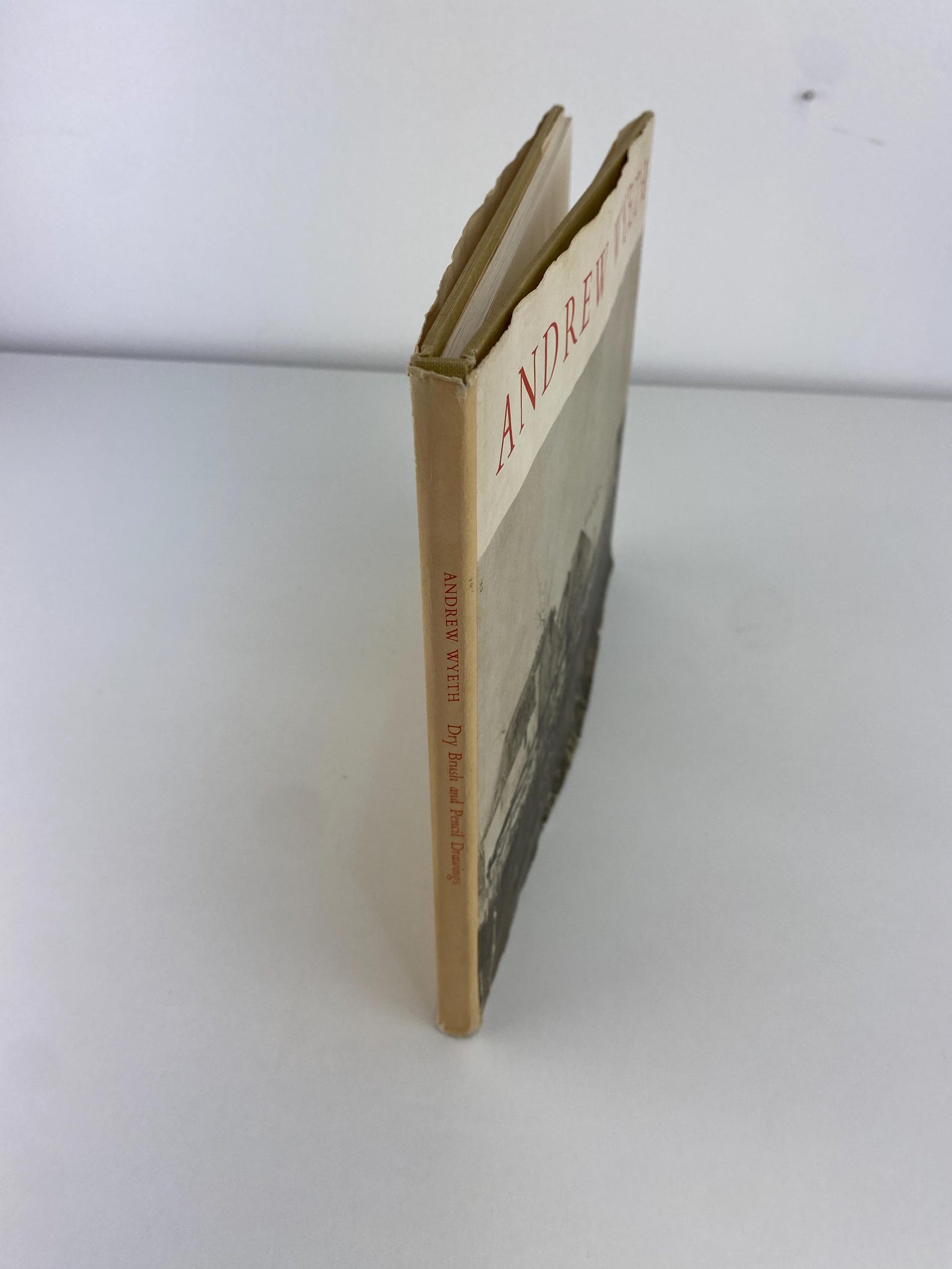 Andrew Wyeth Dry Brush & Pencil Drawings HB Dust Jacket VTG 1963 Loan ...
