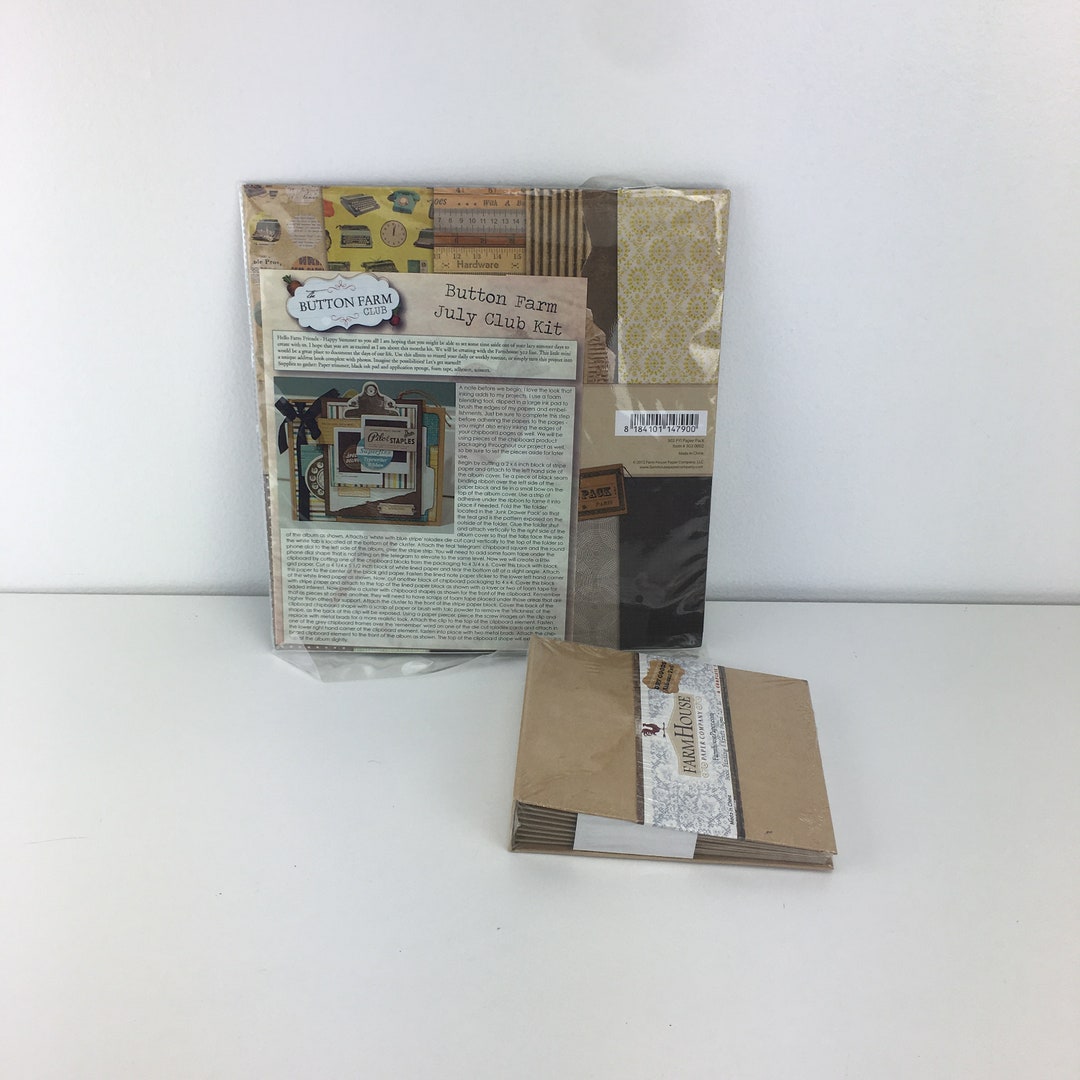 Button Farm Club Album Kit July 2012 Farm House 302 FYI Paris Where ...