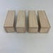 Small Unfinished Wood Angled Corner Platform Pieces 5" Set of 4 ...