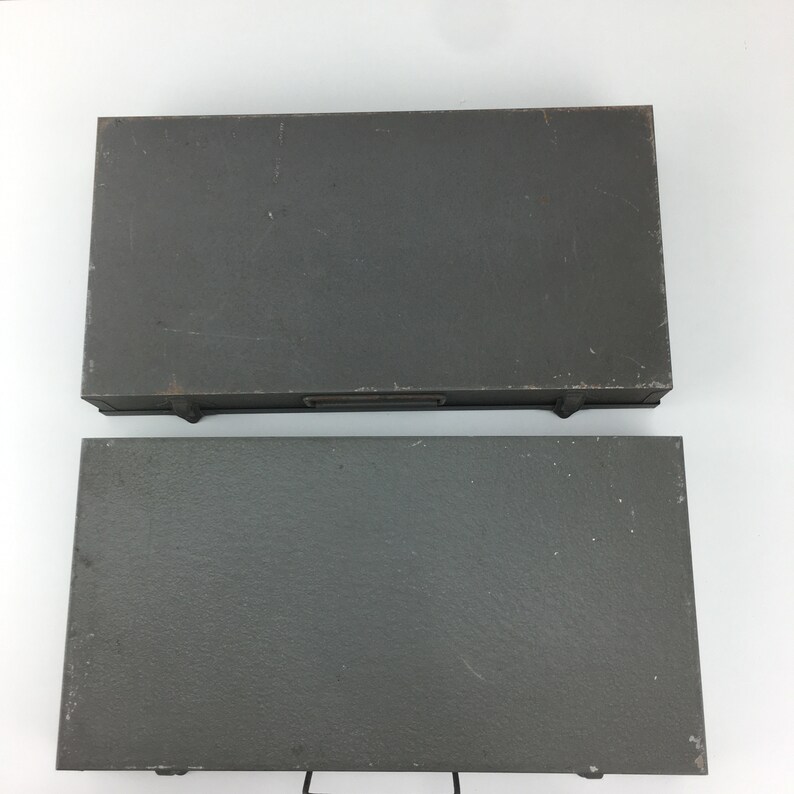 Brumberger Metal Slotted Storage Case Box Carry Tray for 35mm Slides ...