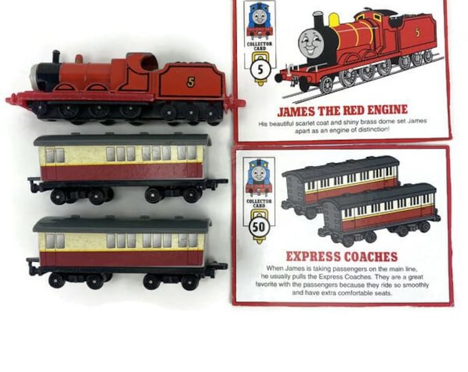 ERTL Thomas the Train Tank Engine and Friends James the Red Engine ...
