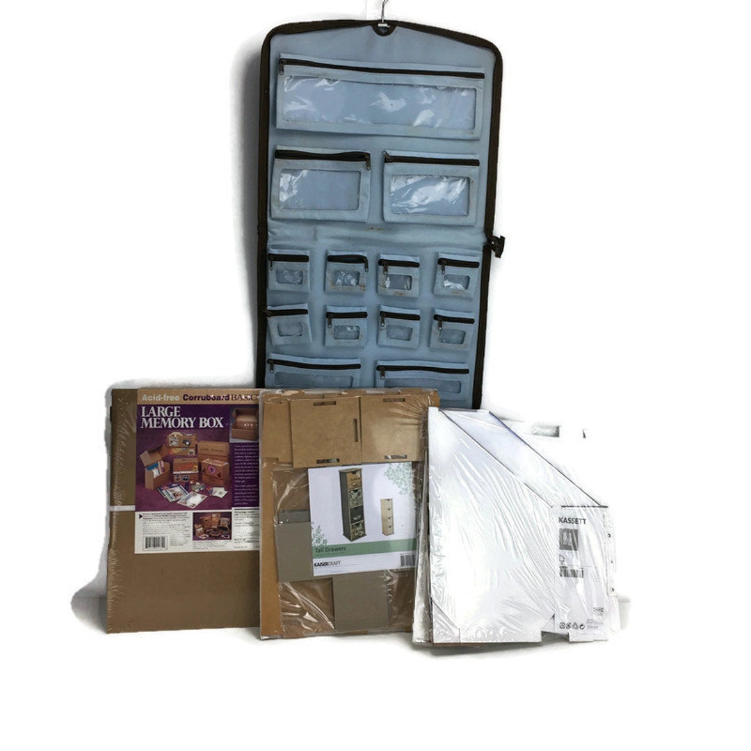 Kaiser Craft Tall Drawers + Large Memory Box + Ikea Kassett Magazine ...