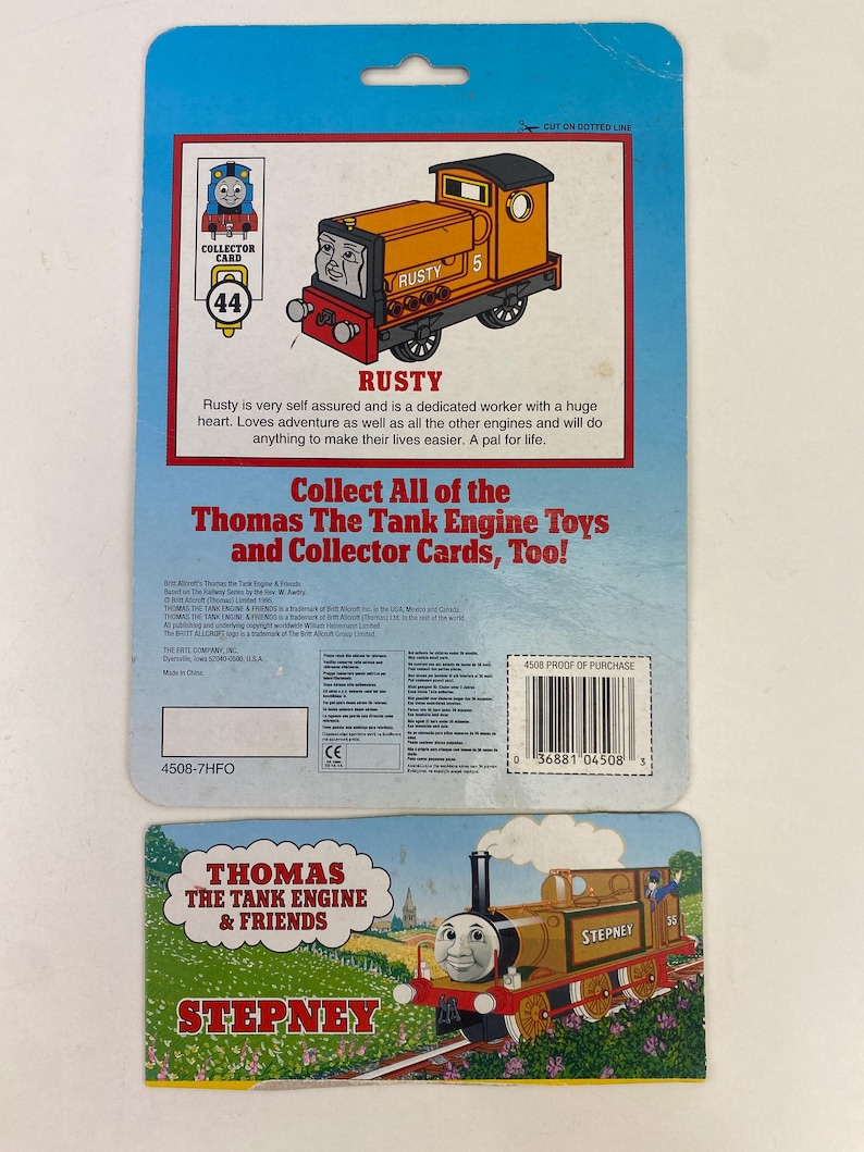 ERTL Thomas the Tank Engine and Friends Train Stepney 1997 4007 & Rusty ...