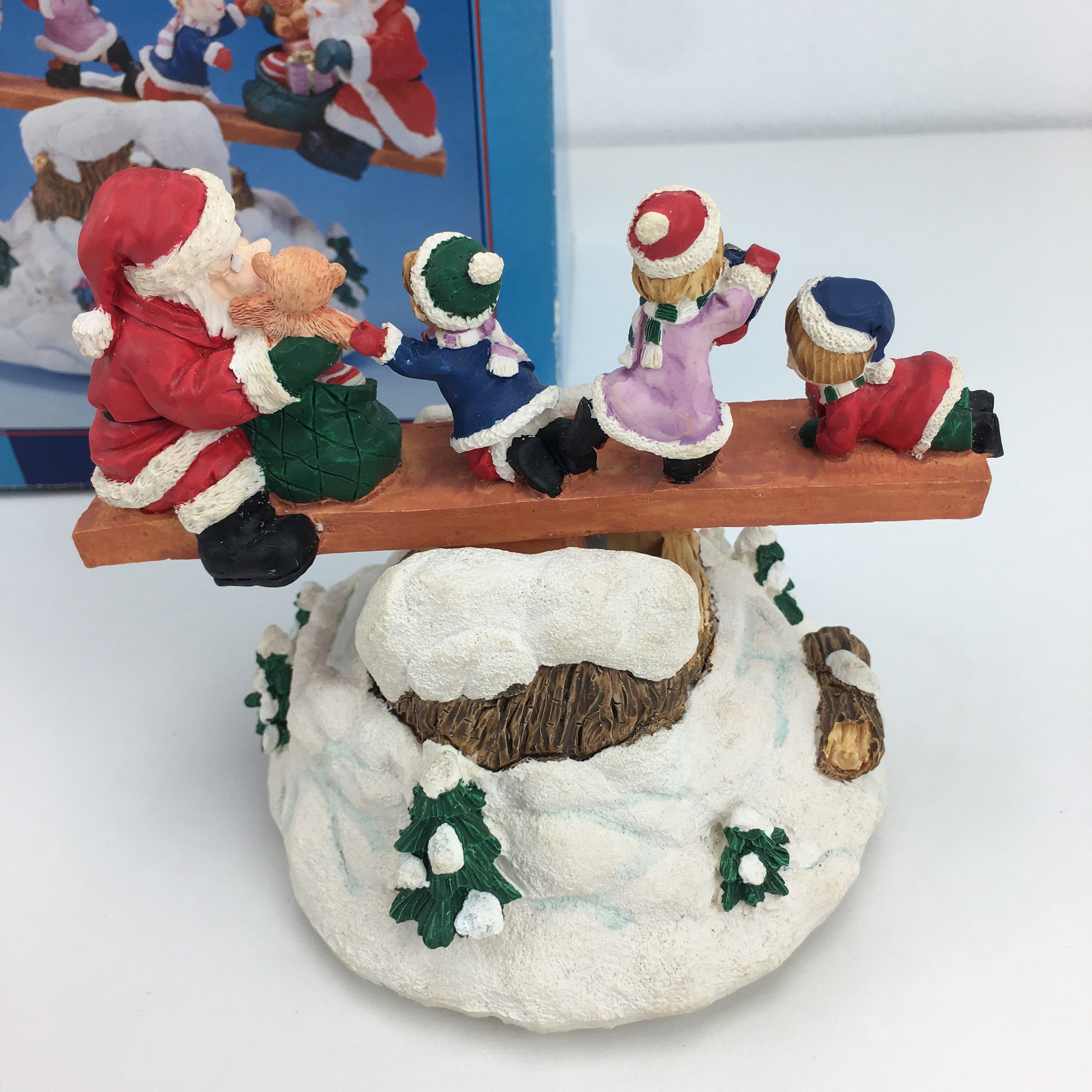 World Showcase Santa Animated Motion Musical Figurine in Original Box ...