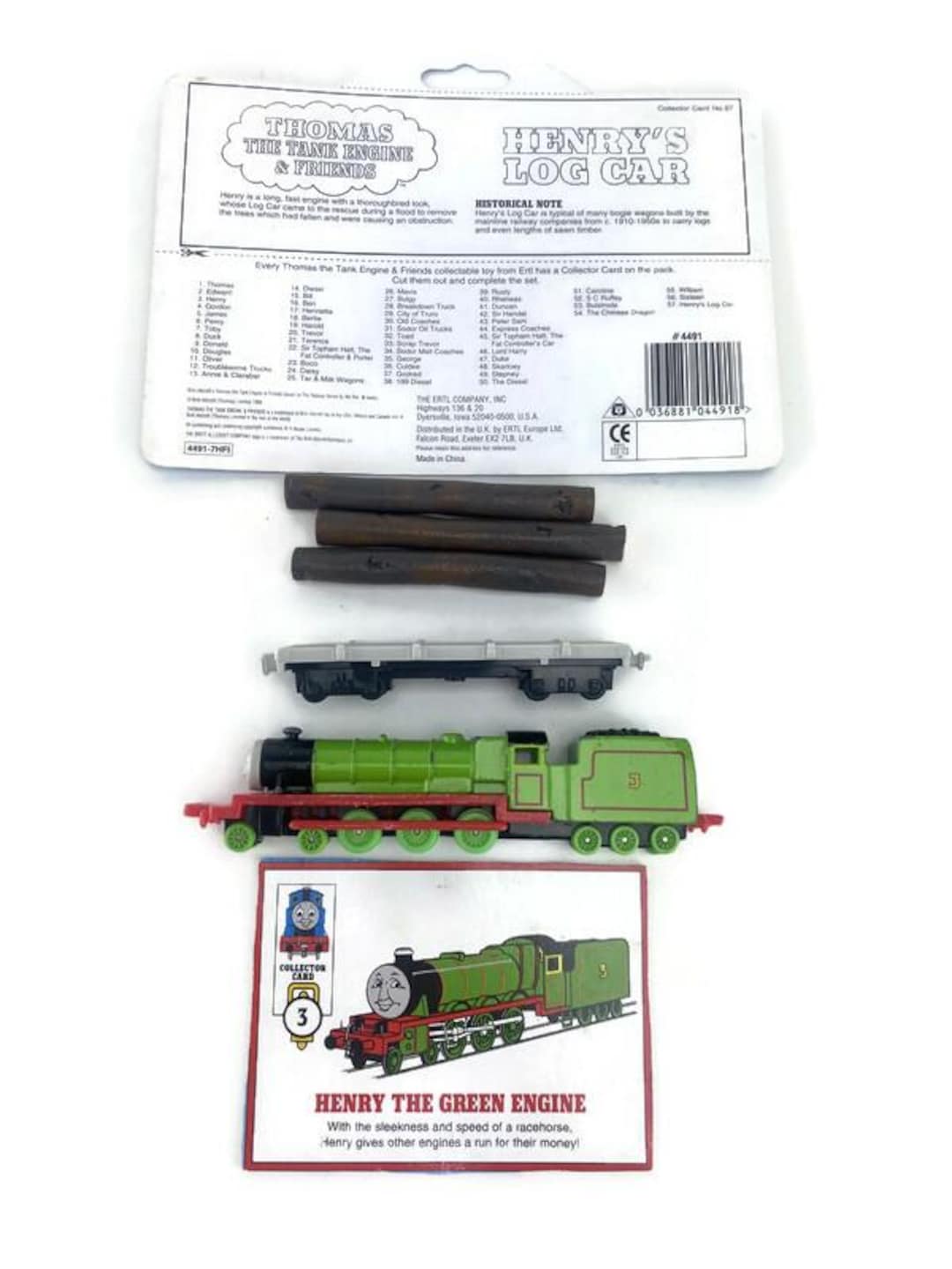 ERTL Thomas the Train Tank Engine and Friends Henry the Green Engine ...