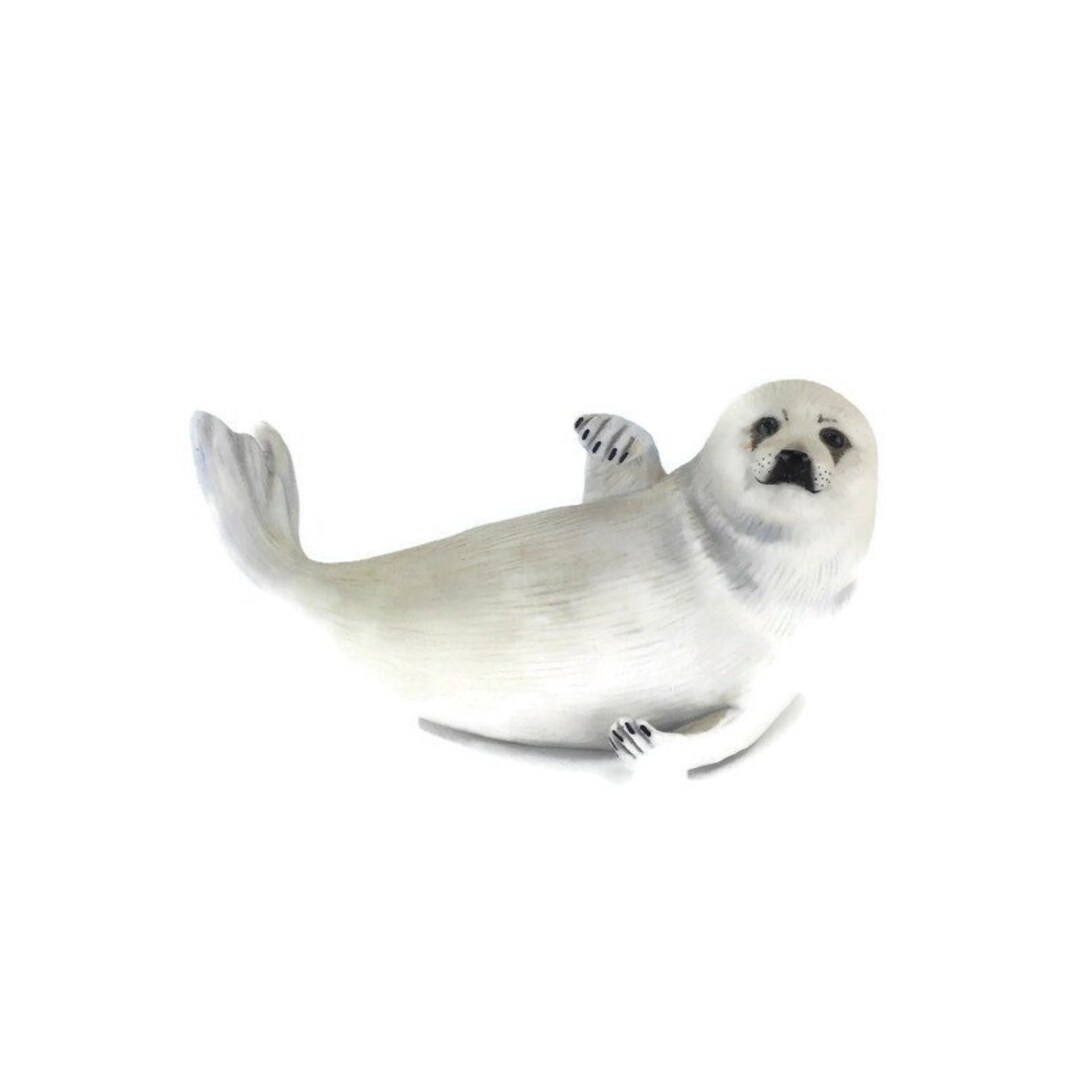 Franklin Mint Snow Pup Figurine White Ceramic Bisque 1987 Roslyn S ...