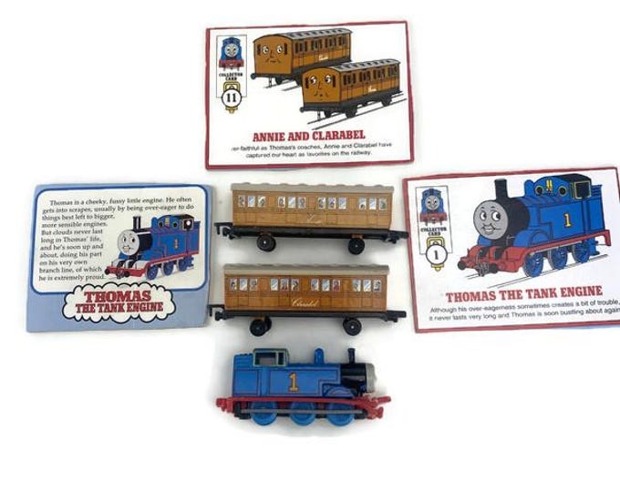 ERTL Thomas the Train Tank Engine Thomas 1985 DAMAGED and Annie ...