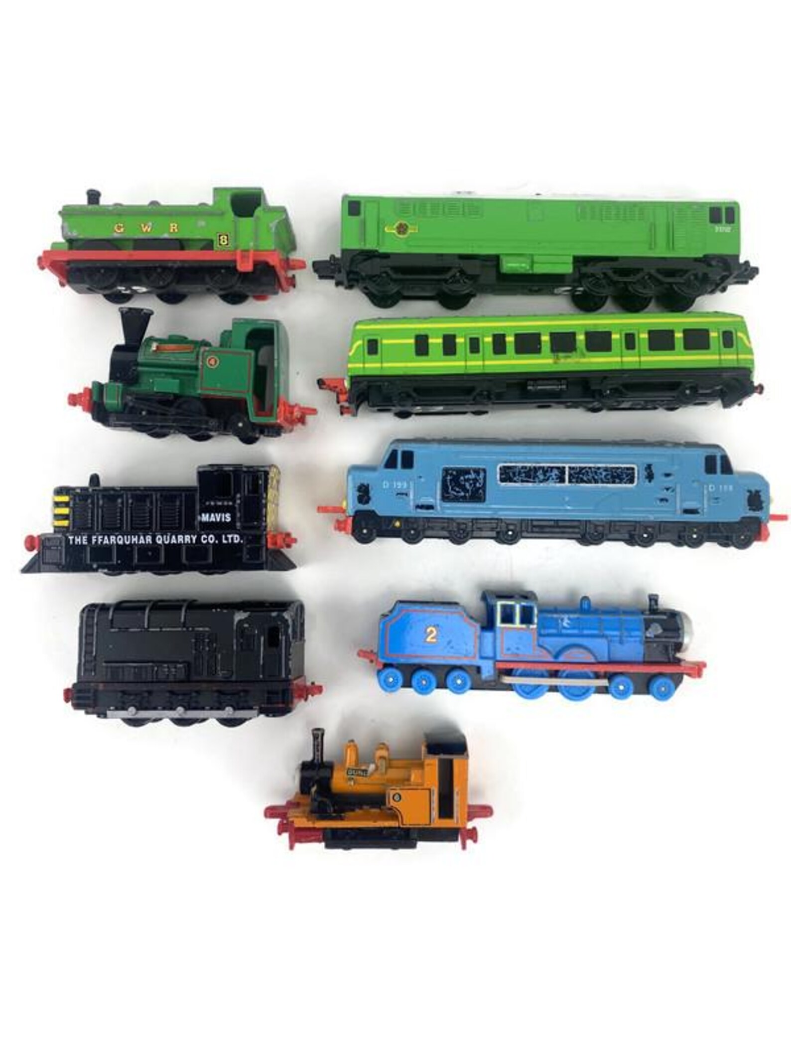 ERTL Thomas the Train Cars Die Cast Metal Vtg 1989-1996 Cloud W/ Cards ...