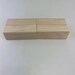 Small Unfinished Wood Angled Corner Platform Pieces 5" Set of 4 ...