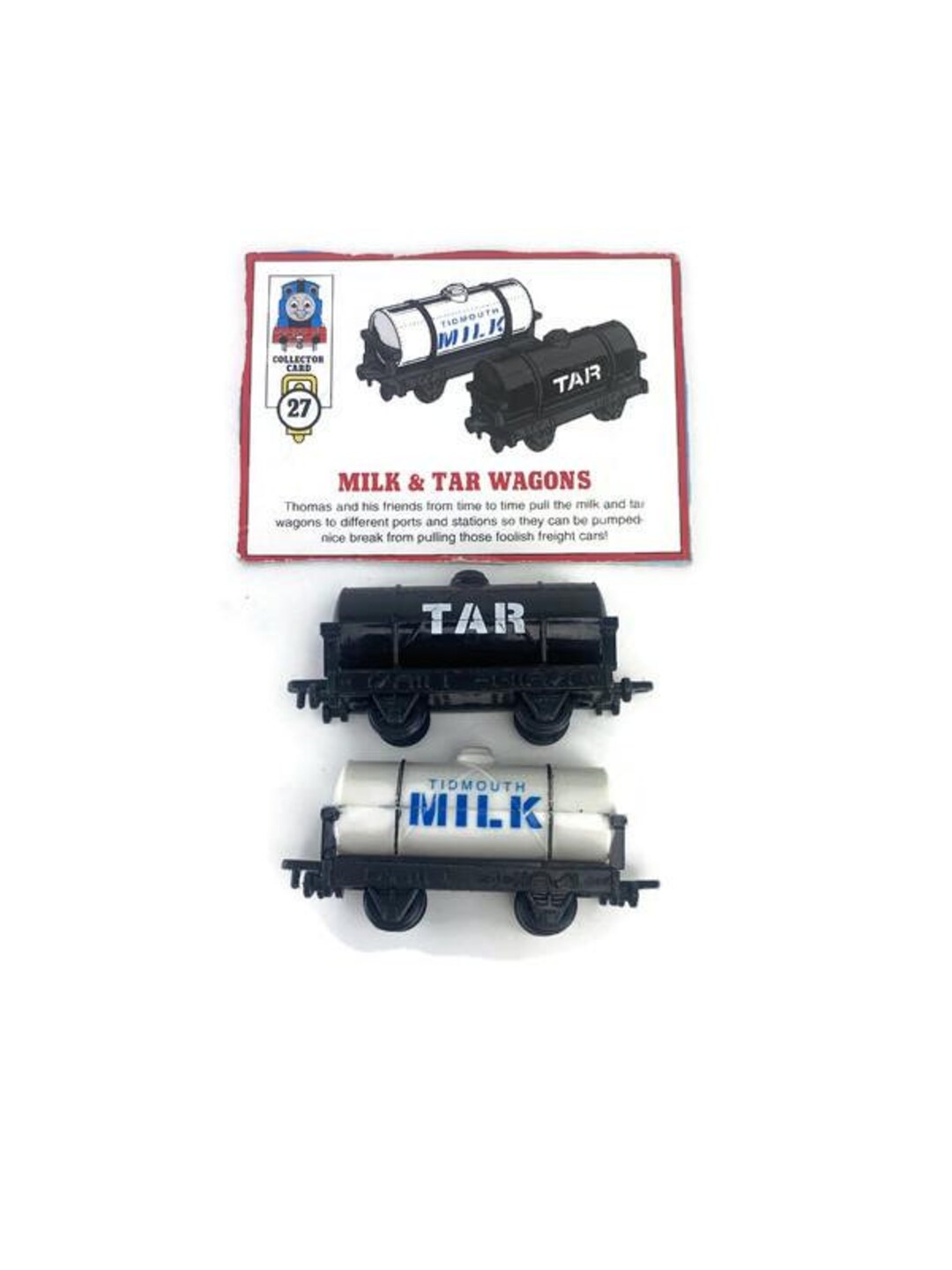 ERTL Thomas the Train Tank Engine and Friends Tar & Milk Wagons VTG ...