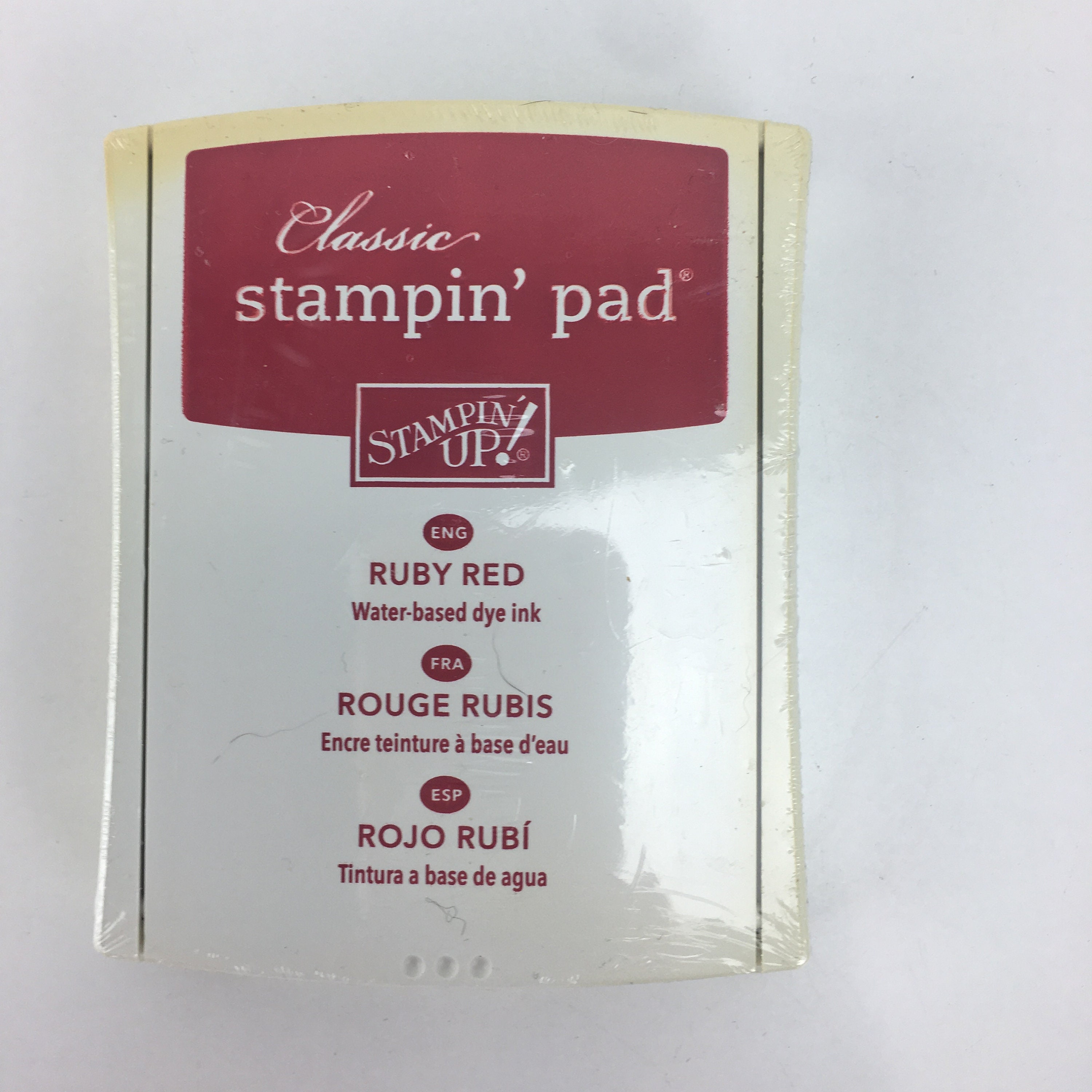Stampin up Ink Pads U PIC Versa Mark Basic Black Real Ruby Riding Hood ...
