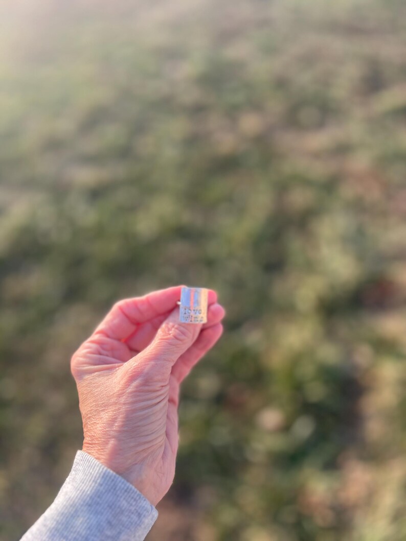Sterling Silver “love Wins” Inspirational Statement Ring - Etsy