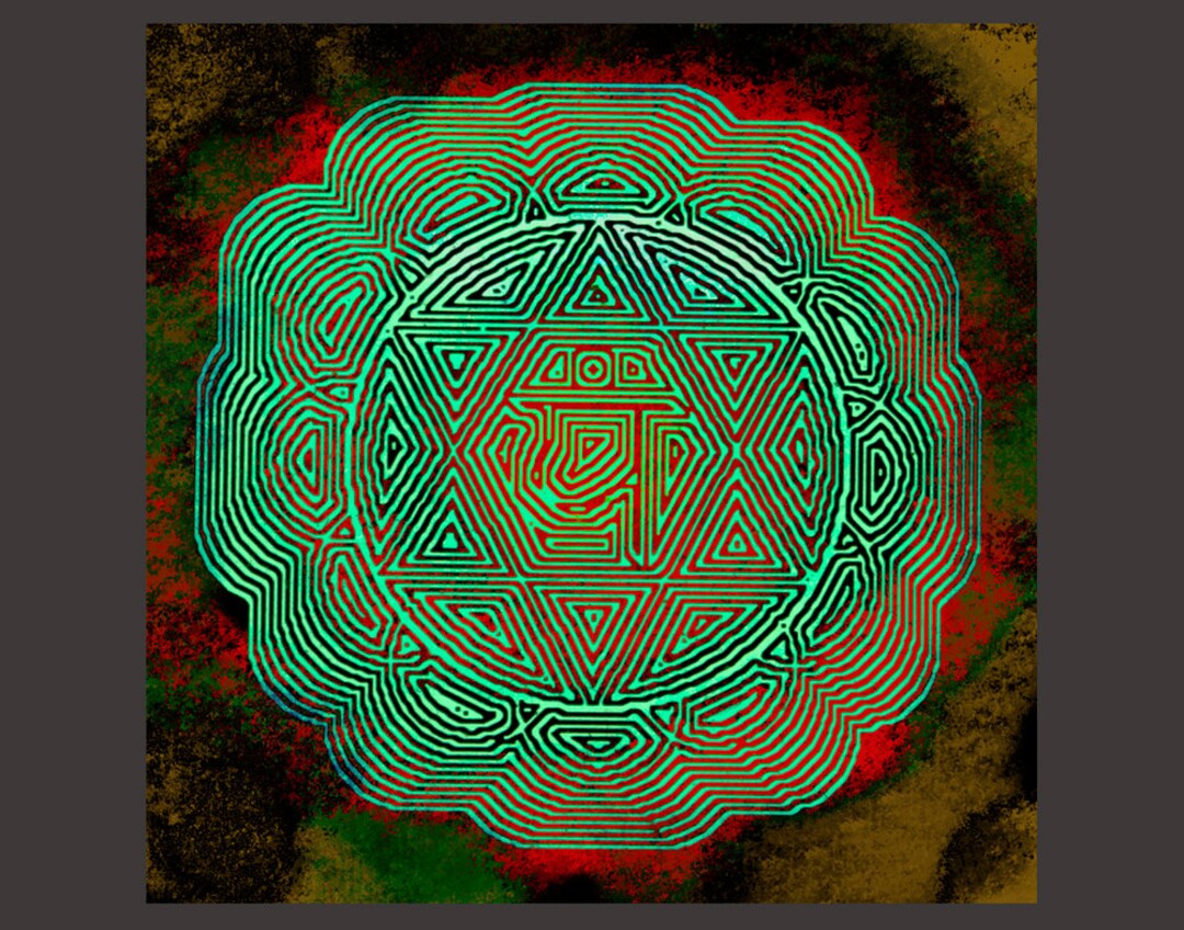 Heart Chakra Yantra - Etsy