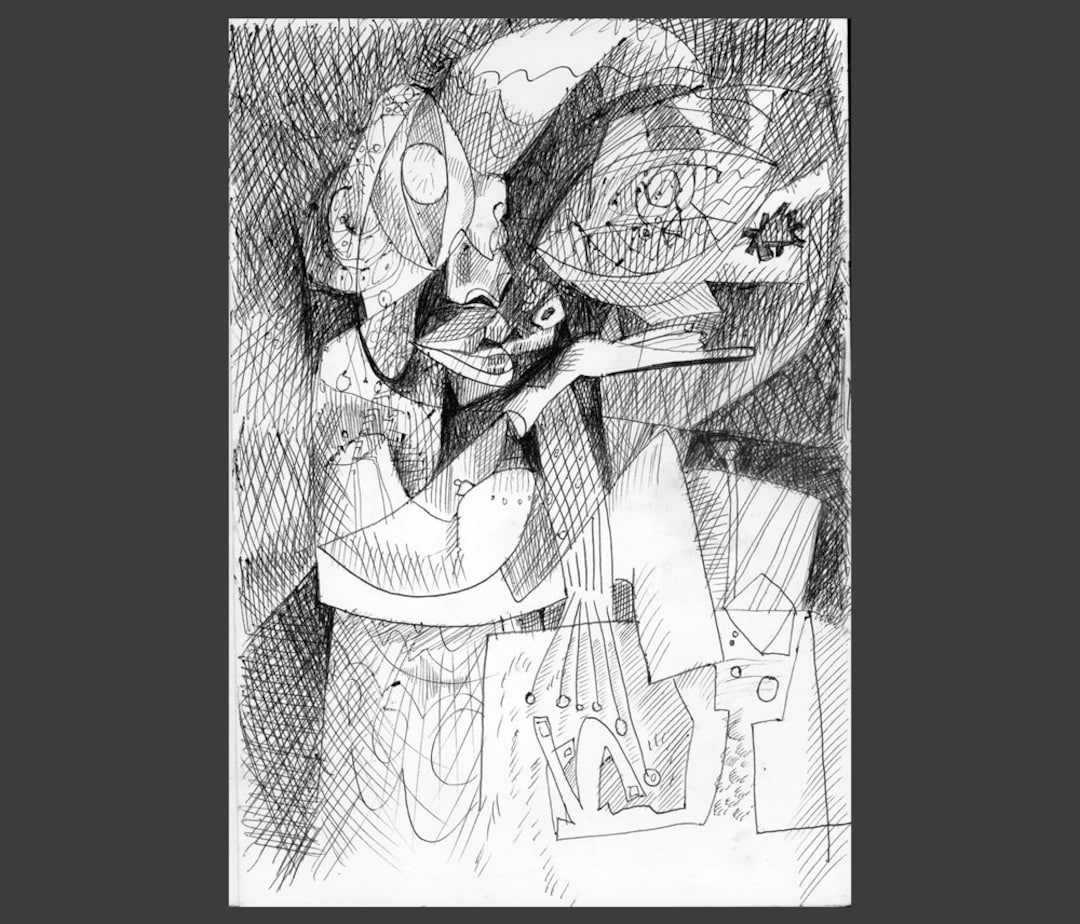 Trance Drawing B-7 - Etsy