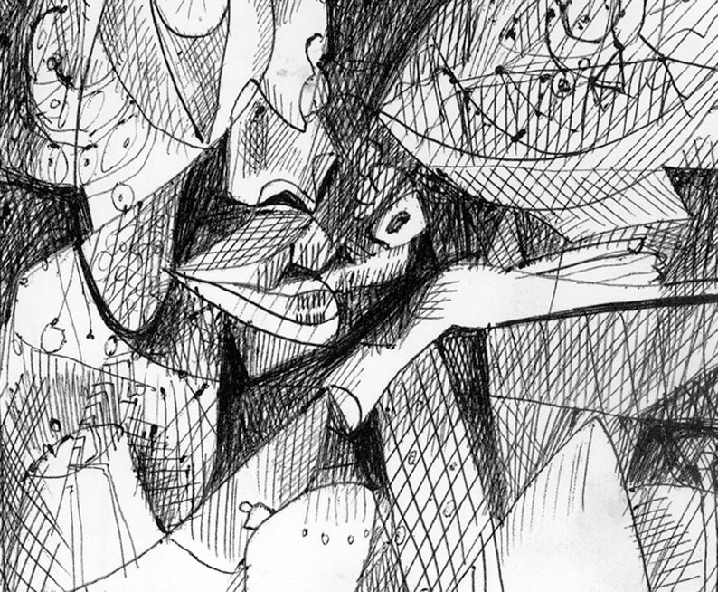 Trance Drawing B-7 - Etsy