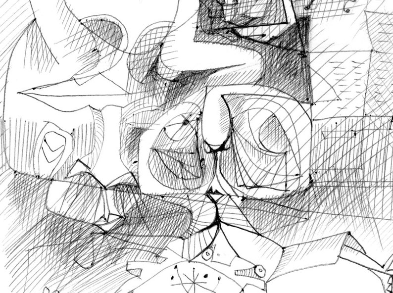 Trance Drawing C-9 - Etsy