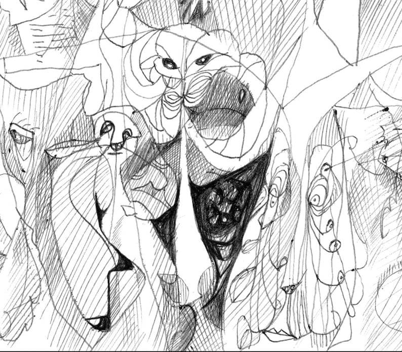 Trance Drawing C-2 - Etsy