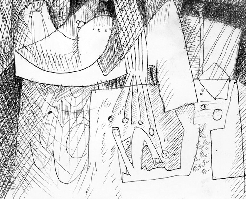 Trance Drawing B-7 - Etsy