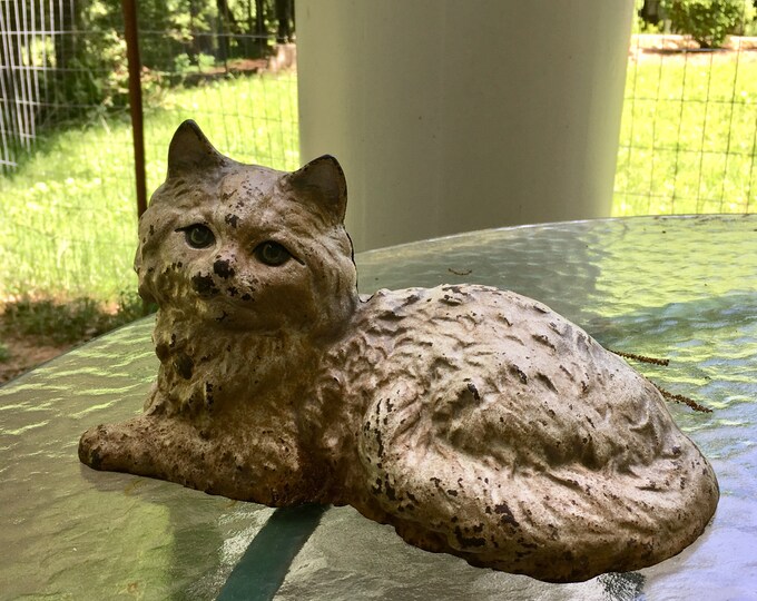 Early 20th Century Cast Iron Fireside Cat by Hubley - Etsy