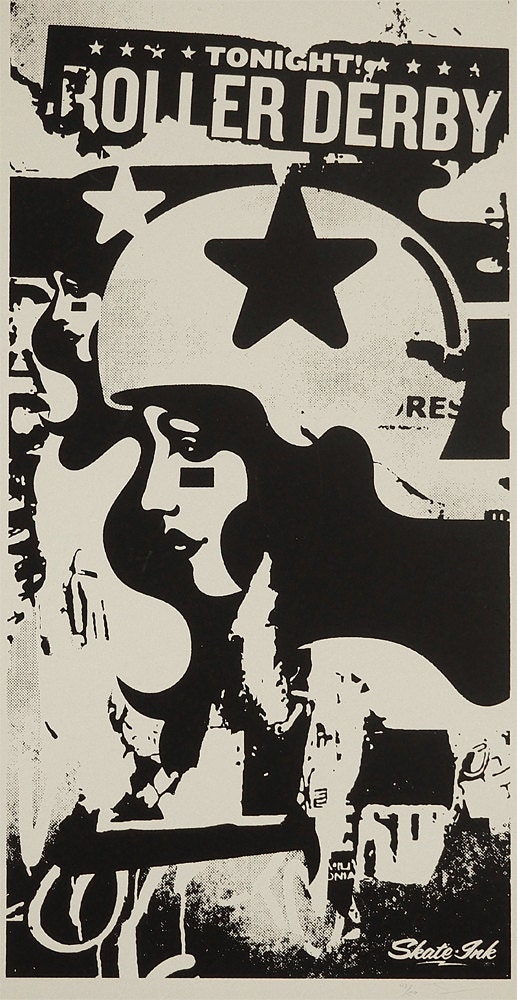 Skate Ink Graffiti Silk Screen Print - Etsy