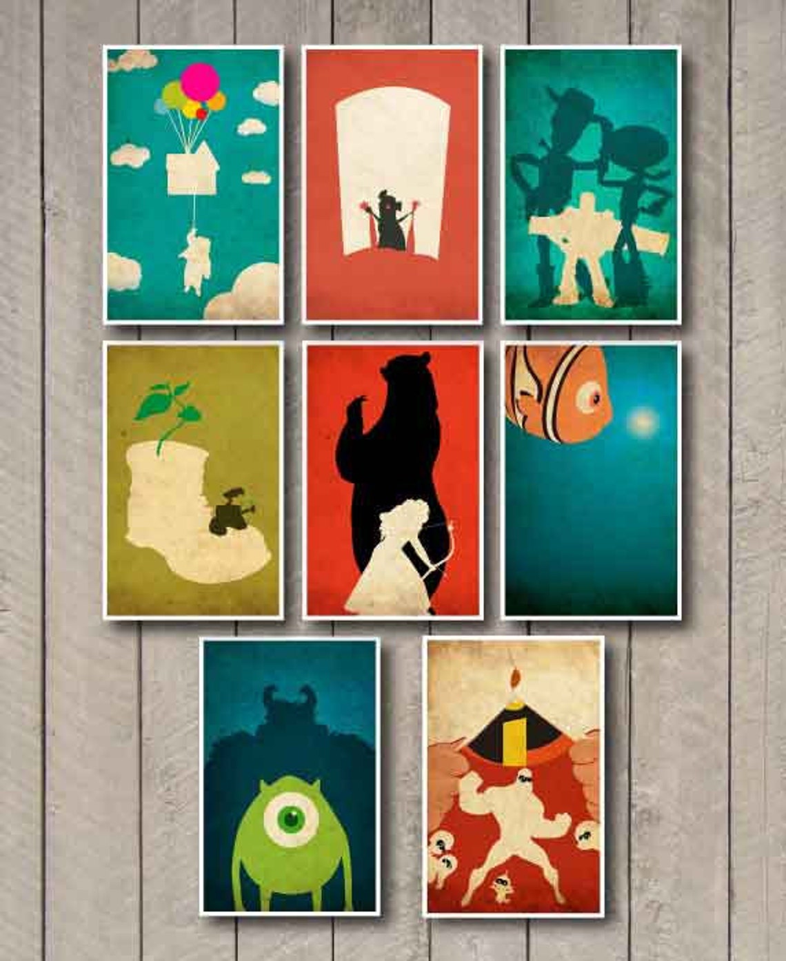 Pick Any Eight Disney 11x17 Poster Prints From My Shop | Etsy