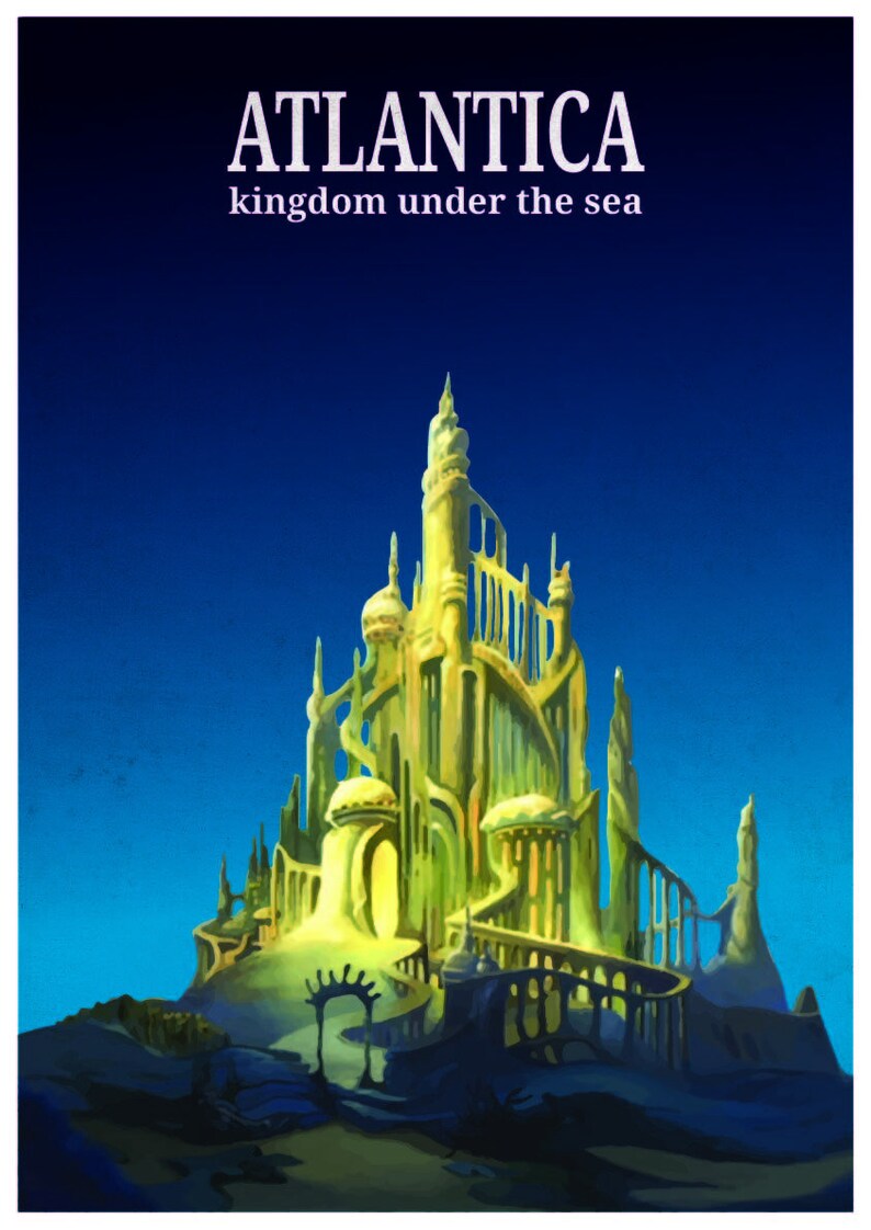 The Little Mermaid Atlantica poster | Etsy