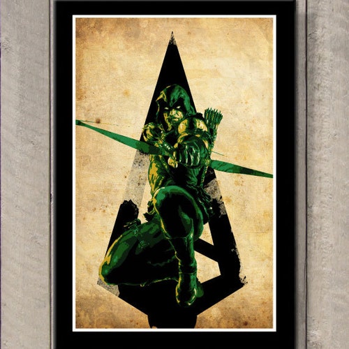 Green Arrow Fan Poster Oliver Queen DC Comics - Etsy