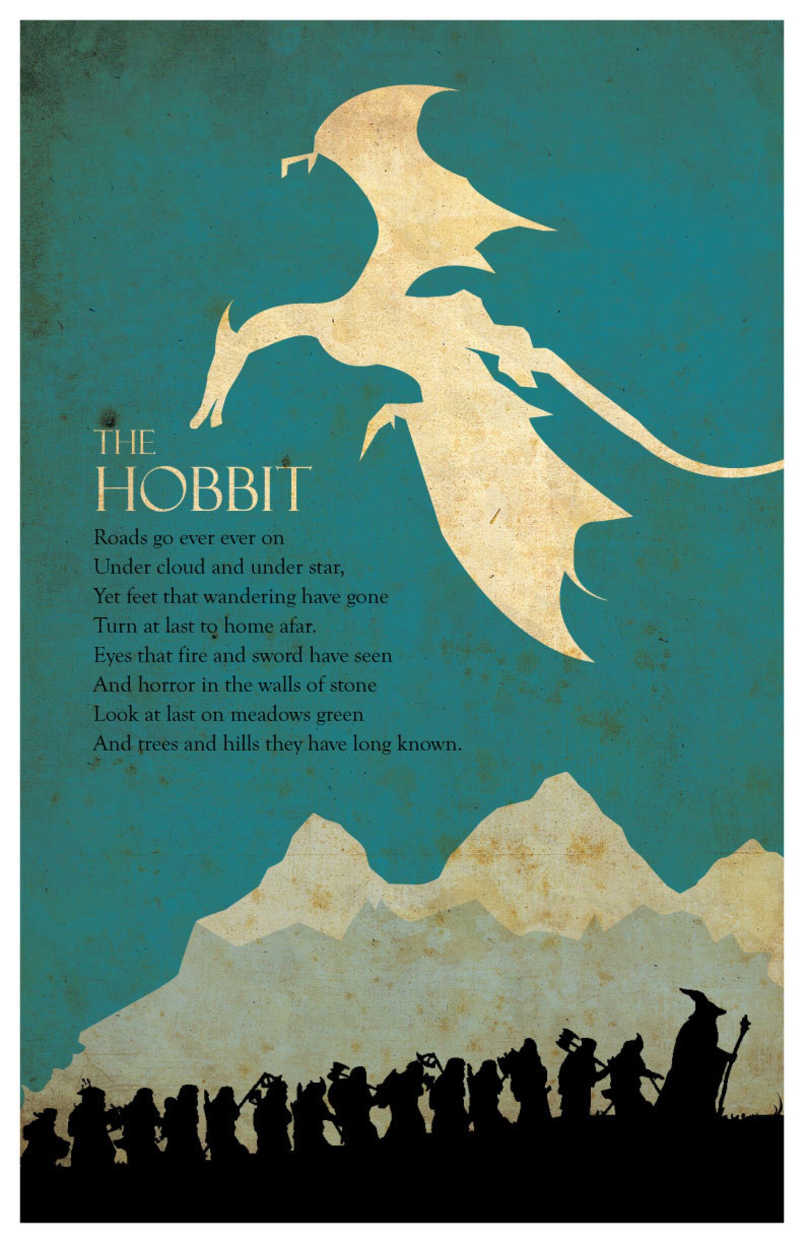 The Lord of the Rings Trilogy Poster Set and the Hobbit - Etsy Canada