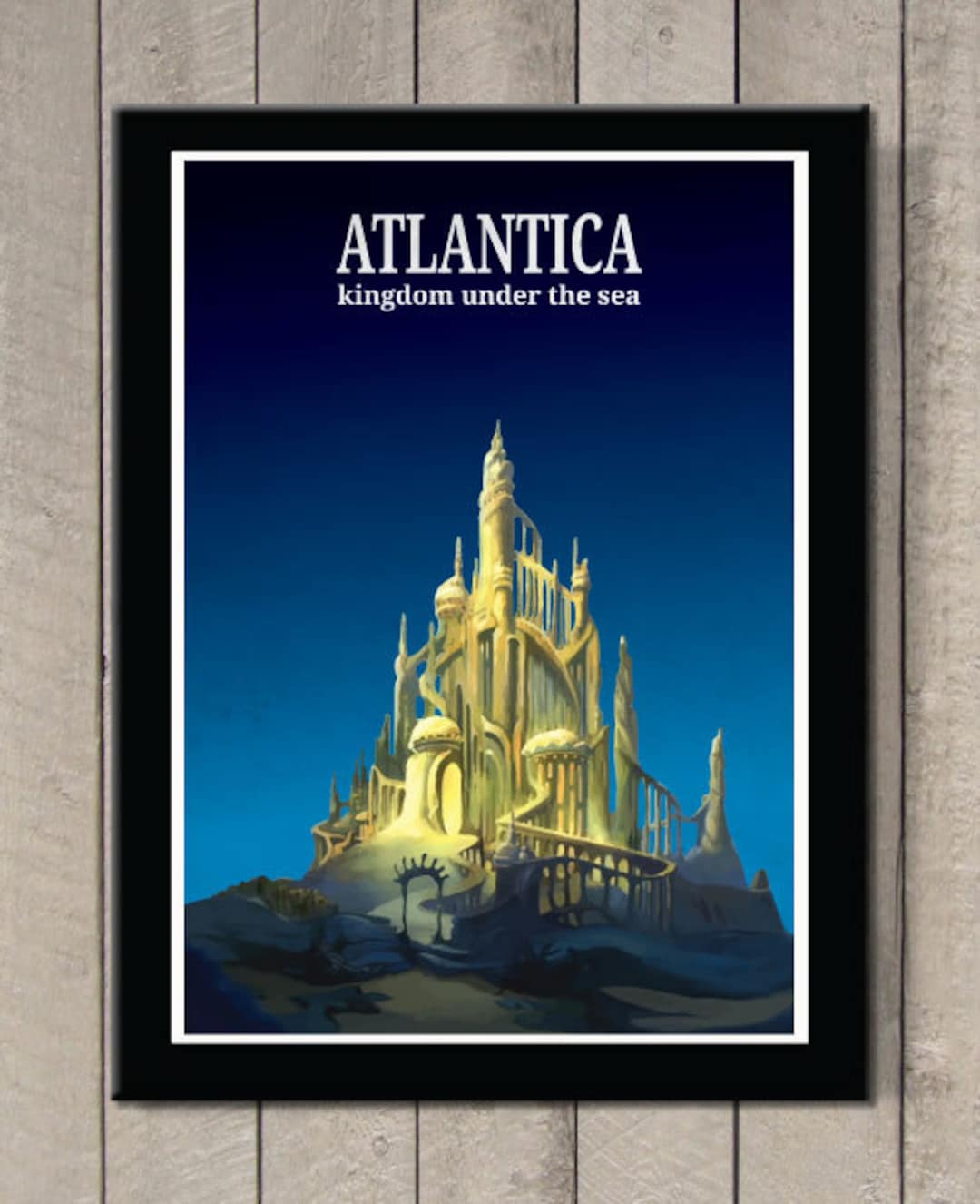 The Little Mermaid - Atlantica Poster - Etsy
