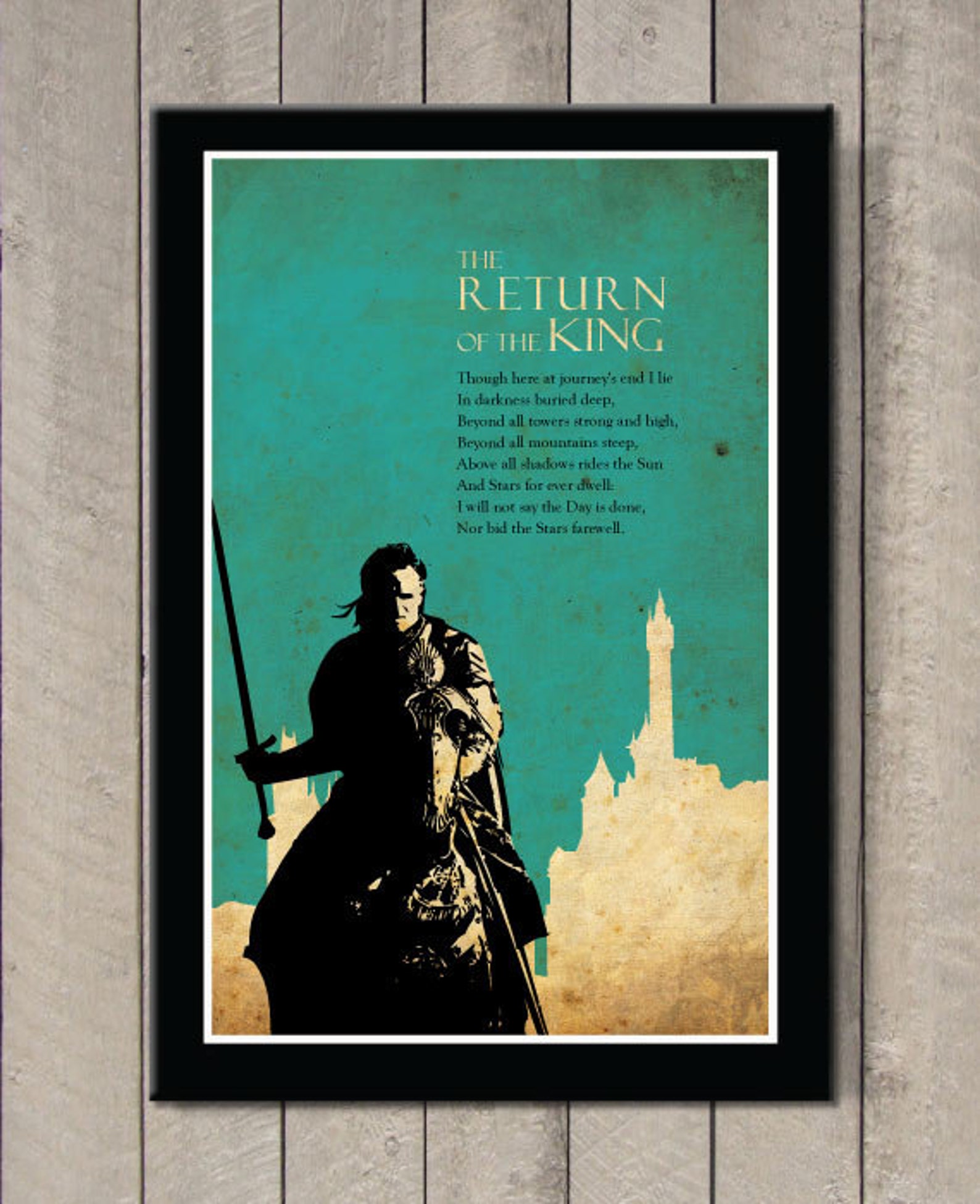 The Lord of the Rings - the Return of the King Poster - Etsy