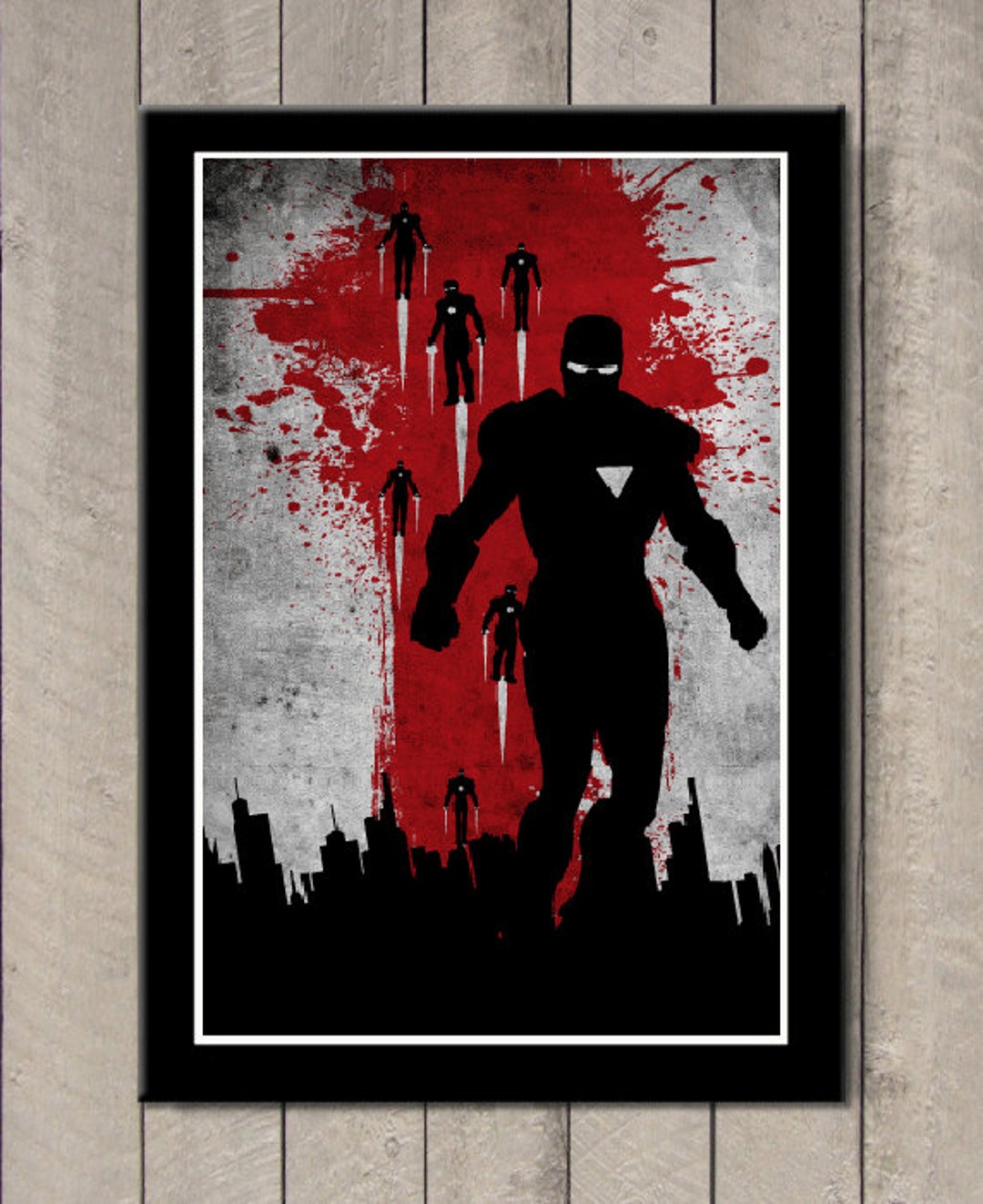 Vintage Avengers Movie Poster Set - Iron Man - Etsy
